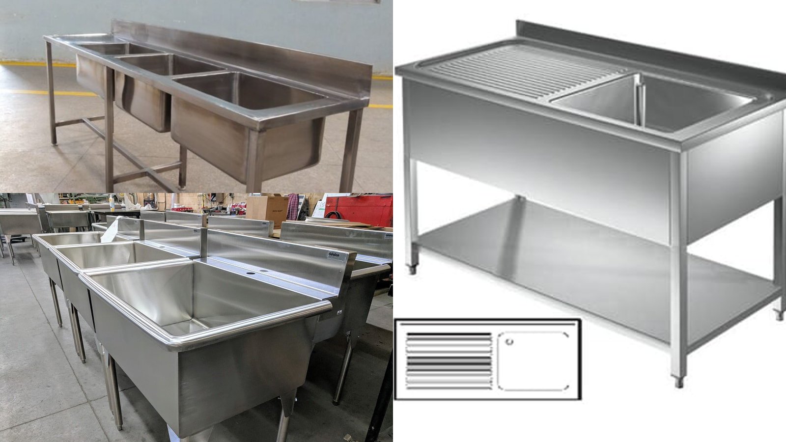 Stainless Steel Kitchen Fabrication - Al-quresh Kitchen equipment's